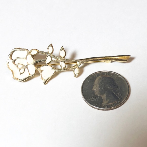 Jewelry | Vintage Rose Flower Brooch Pin | Poshmark